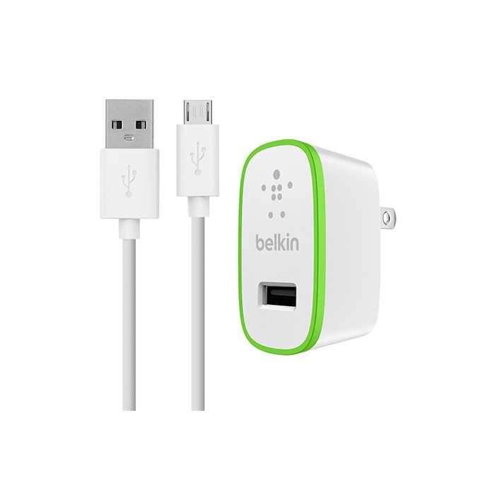 Order belkin home charger with usb port and micro usb cable Now! | Jomla.ae