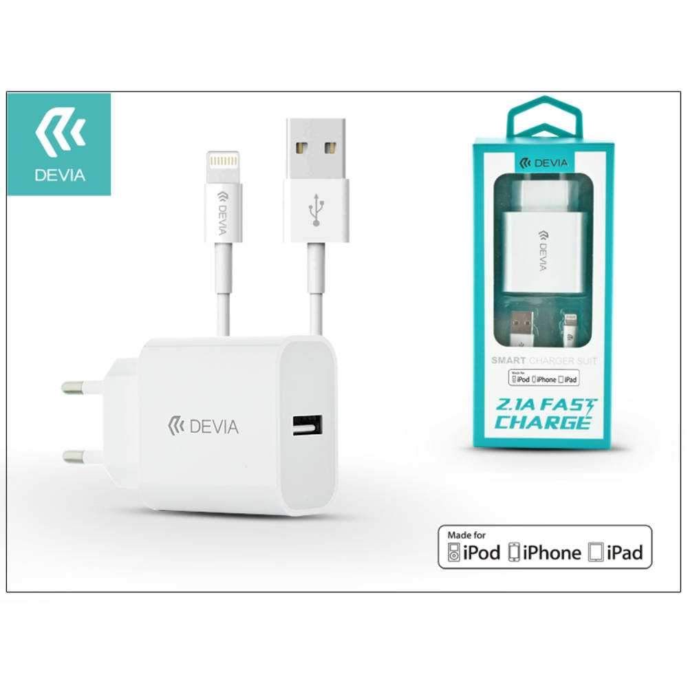 Order devia smart charger suit 2 1a for apple ios white Now! | Jomla.ae