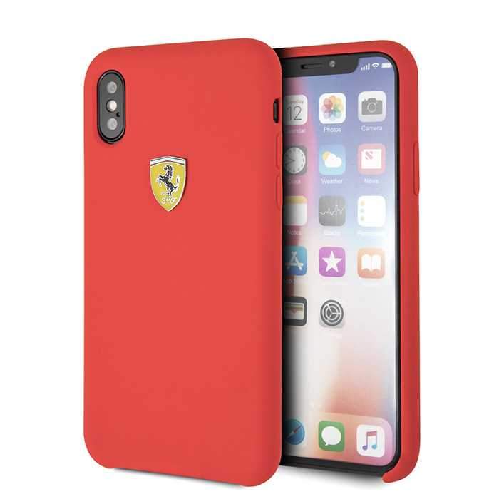 ferrari sf silicone case for iphone x red | Jomla.ae