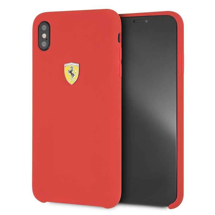 ferrari sf silicone case for iphone xs max red | Jomla.ae