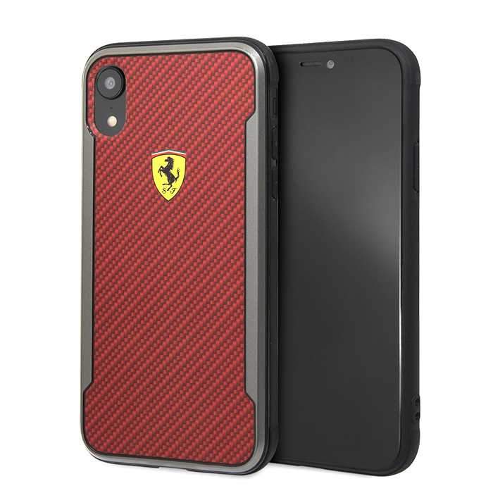 Order ferrari on track hard case with carbon effect for iphone xr red ...