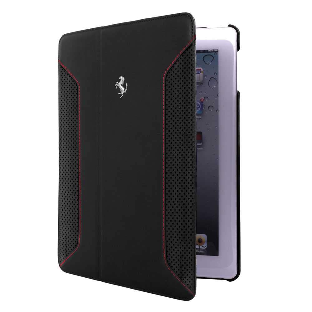 Order ferrari real leather folio case apple ipad air black Now! | Jomla.ae