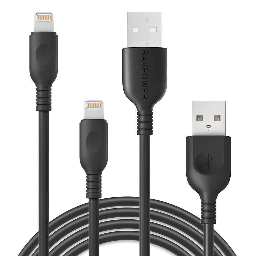 Order ravpower 2 pack lightning cable black Now! | Jomla.ae