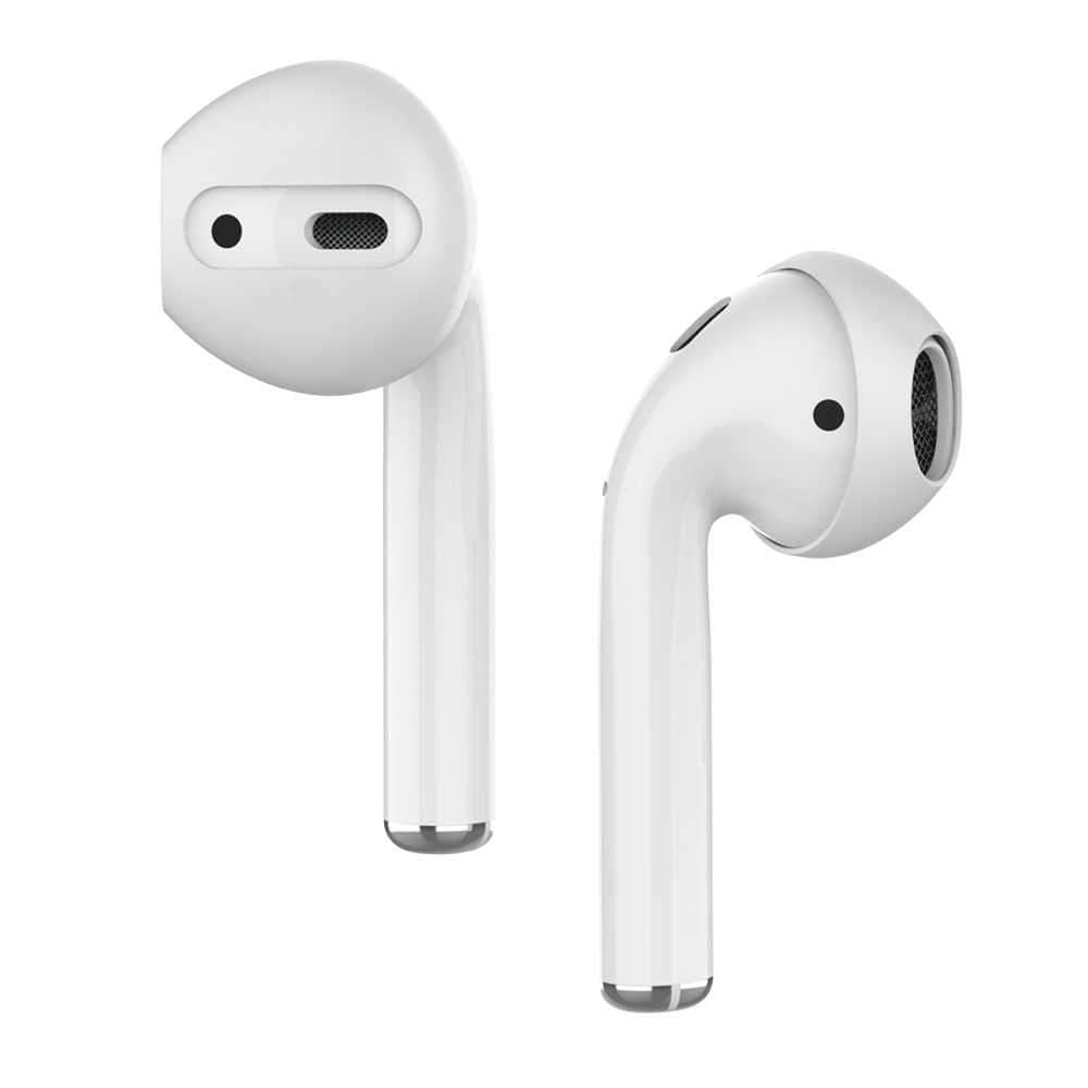 ahastyle fit in the case ear covers for airpods 3 pairs white | Jomla.ae