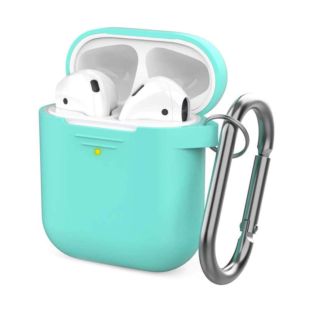 Order ahastyle keychain silicone case for airpods sky blue Now! | Jomla.ae