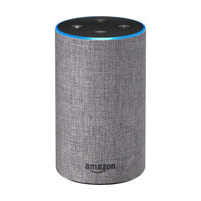 Order amazon echo 2nd gen smart speaker heather gray fabric Now! | Jomla.ae
