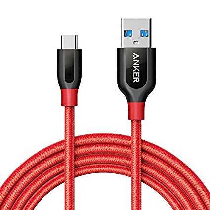 Order Anker Powerline+ Usb-C To Usb 3.0 Cable 6ft Un - Red Now! | Jomla.ae