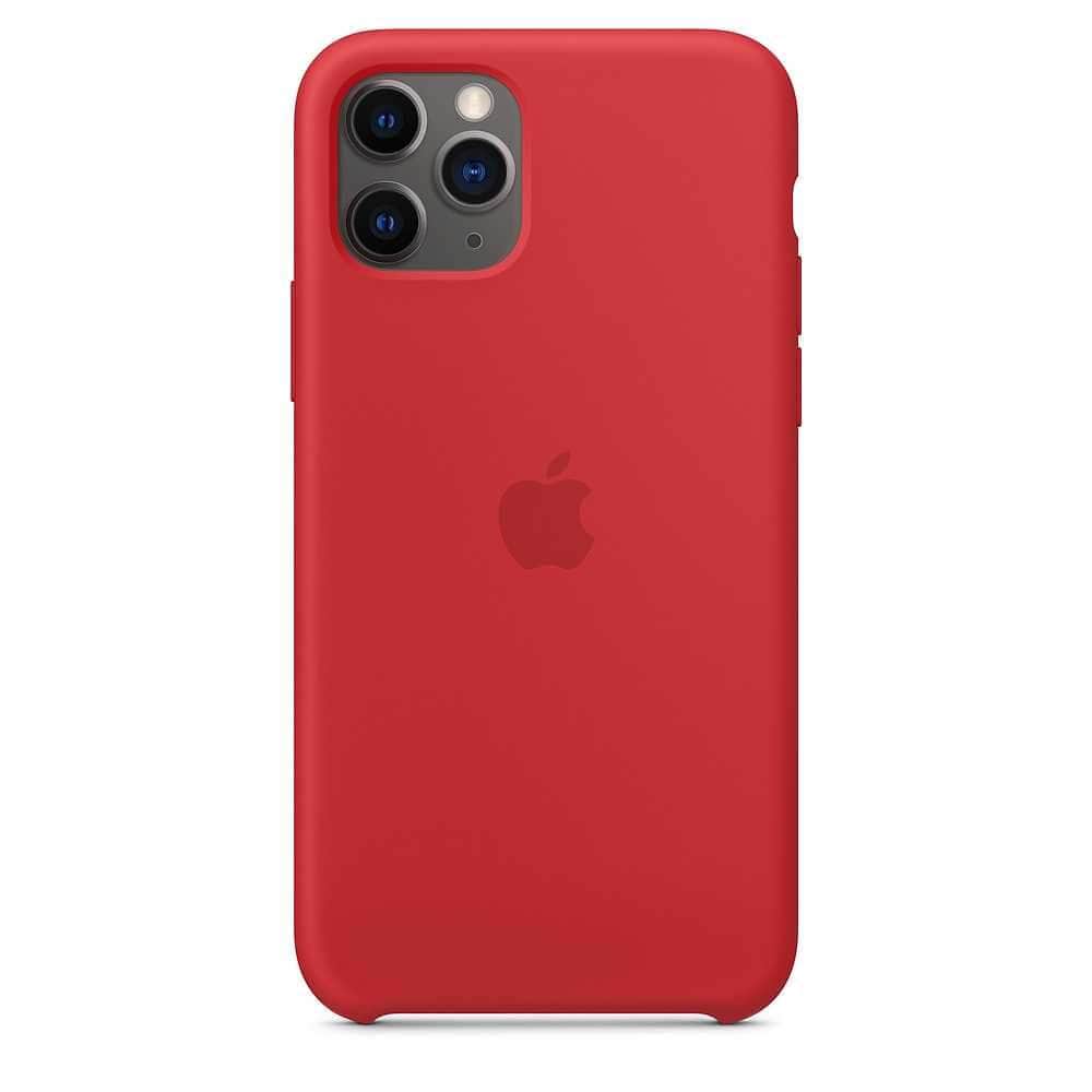 Order apple iphone 11 pro silicon case red Now! | Jomla.ae