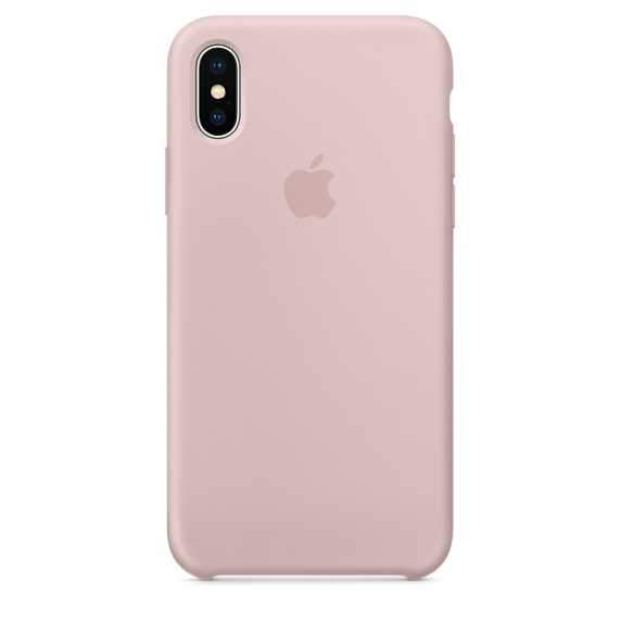 Order Apple Iphone X Silicone Case - Pink Sand Now! | Jomla.ae