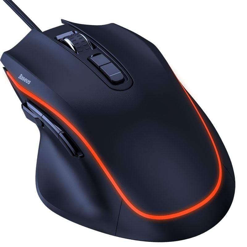 baseus gamo 9 programmable buttons gaming mouse black | Jomla.ae