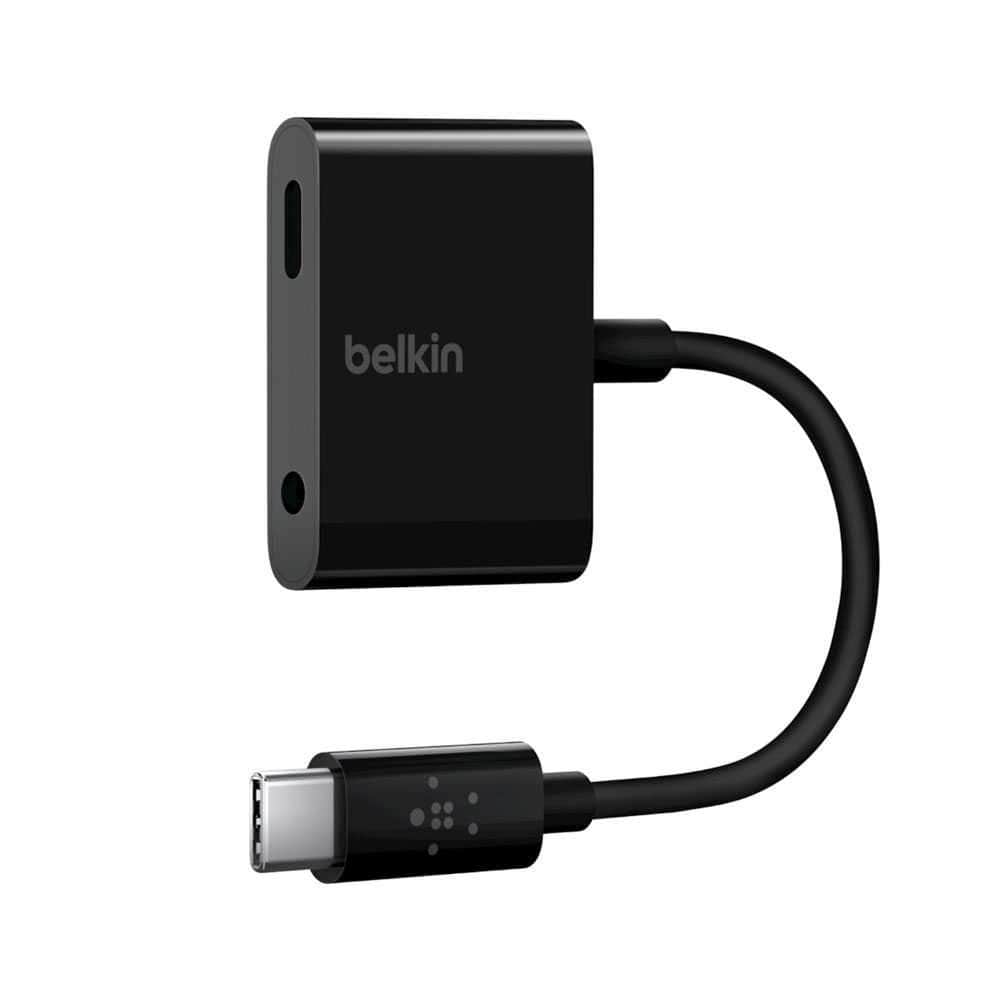 Order Belkin 3.5mm Audio + Usb-C Charge Adapter Now! | Jomla.ae