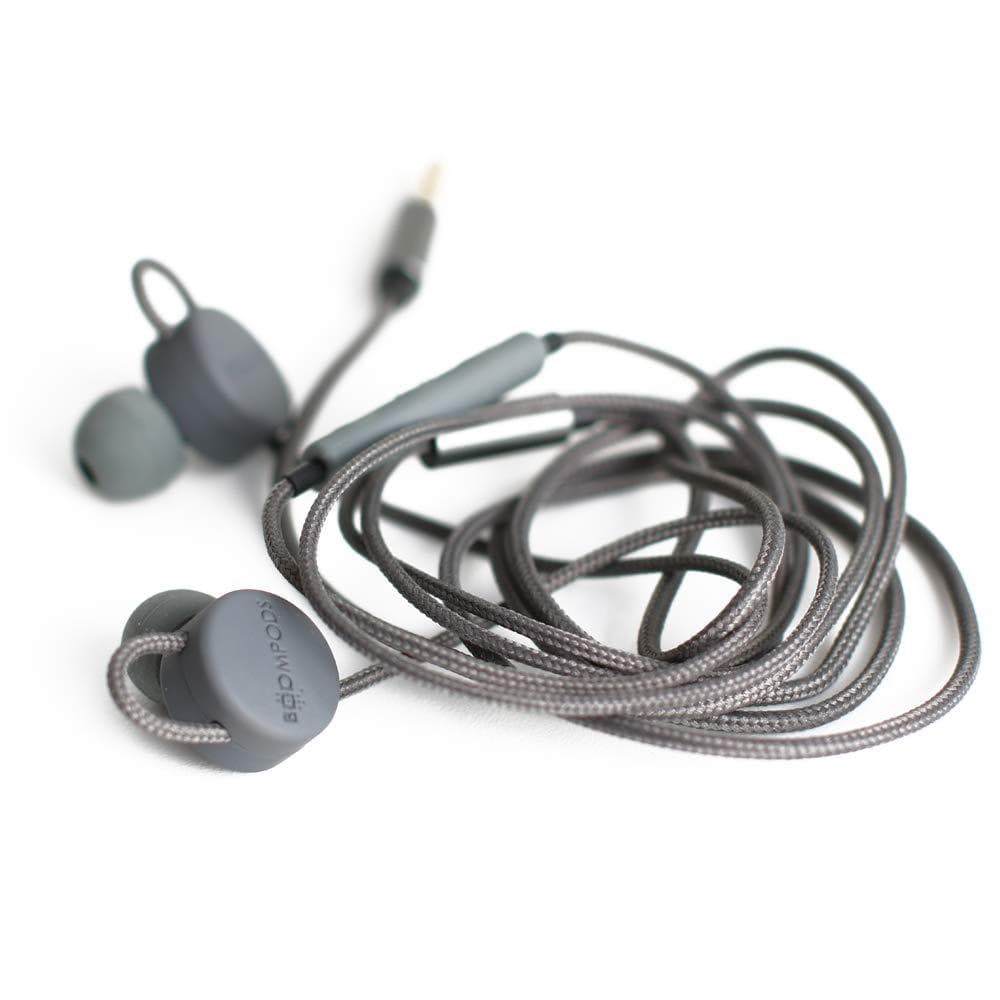 Order boompods retrobuds wired earbuds grey Now! | Jomla.ae