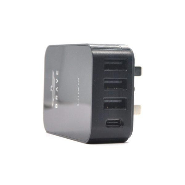 Order brave 4 port smart charger smart usb Now! | Jomla.ae