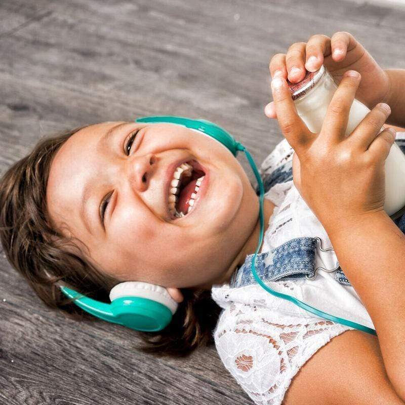 buddyphones explore headphones with mic green | Jomla.ae