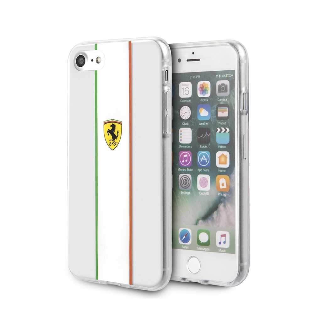 ferrari transparent hard case for iphone se 2 italy | Jomla.ae