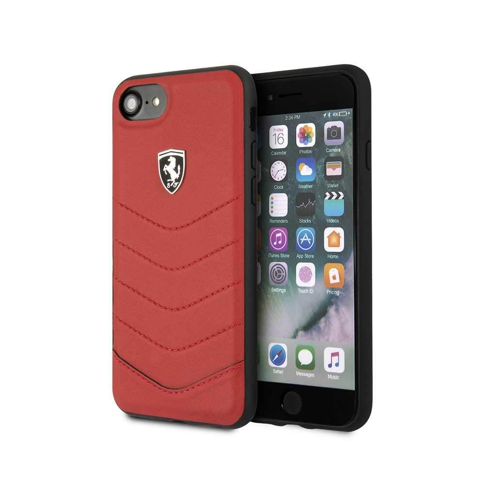 Order ferrari heritage quilted leather hard case iphone se 2 red Now ...
