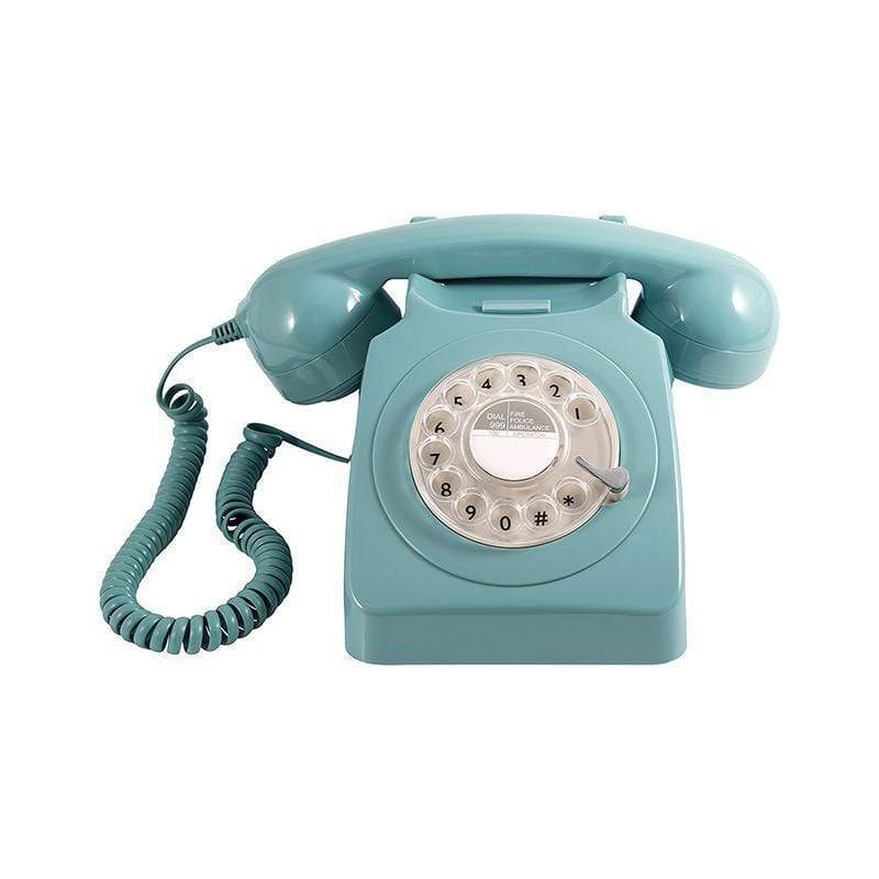 Order GPO Retro gpo 746 rotary hotel phone blue Now! | Jomla.ae