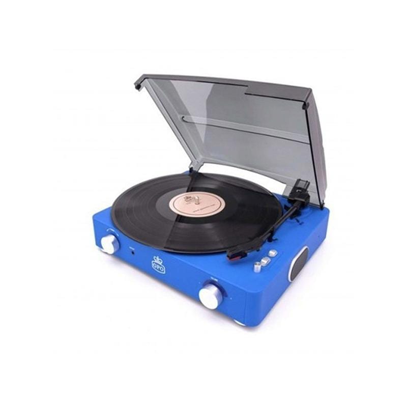 GPO Retro gpo stylo ii vinyl record player blue | Jomla.ae