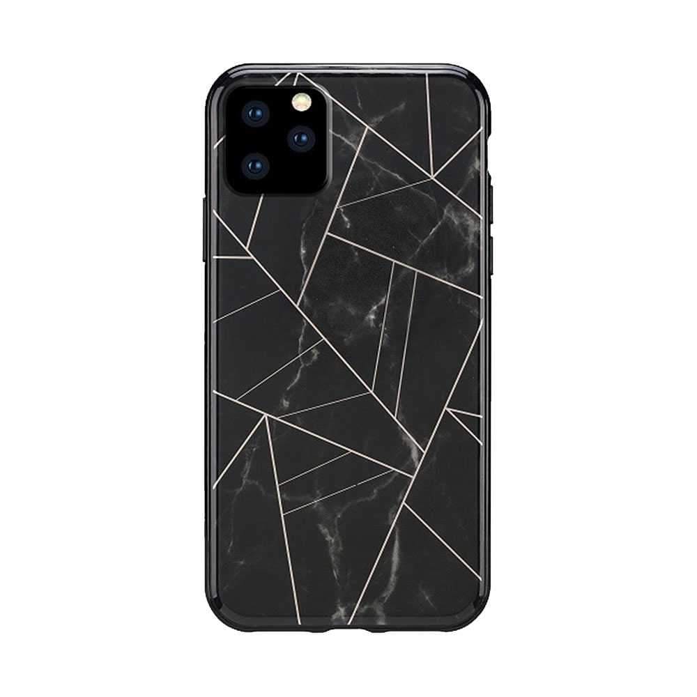 habitu black marble case for iphone 11 pro max avani black copper ...