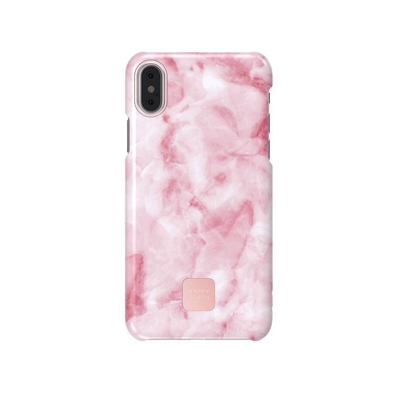 Order happy plugs slim case pink marble for iphone x Now! | Jomla.ae