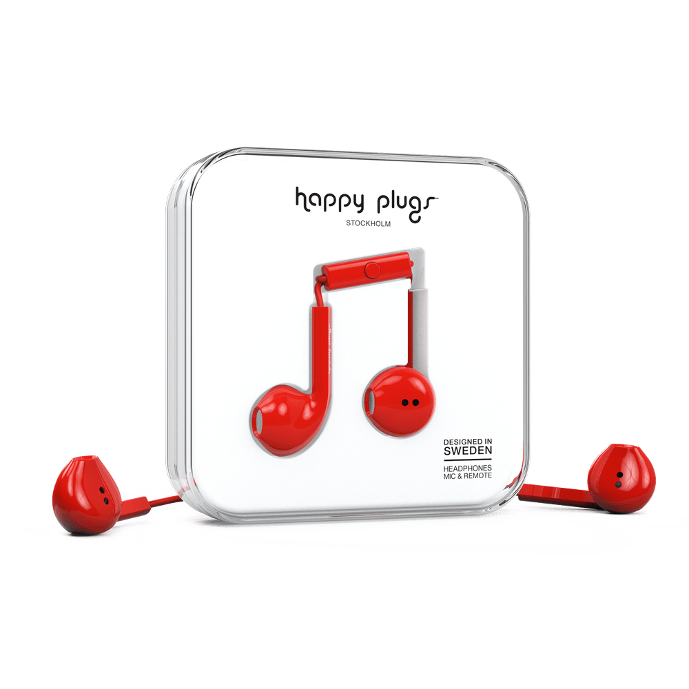 Order happy plugs earbud plus red Now! | Jomla.ae