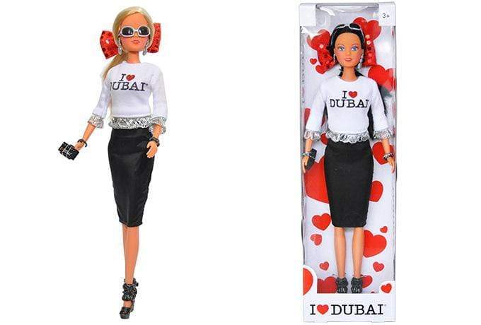 I LOVE DUBAI i♥dubai doll with black clutch | Jomla.ae