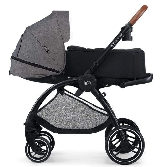 kinderkraft pushchair evolution cocoon 2in1 platinum grey | Jomla.ae