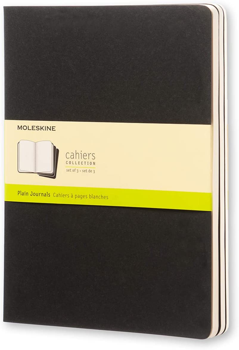 Order moleskine cahier journal set 3 notebooks with plain pages ...
