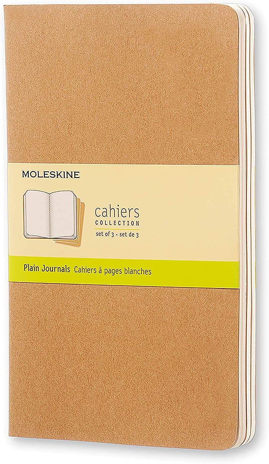 Order moleskine cahier journal set 3 notebooks with plain pages ...