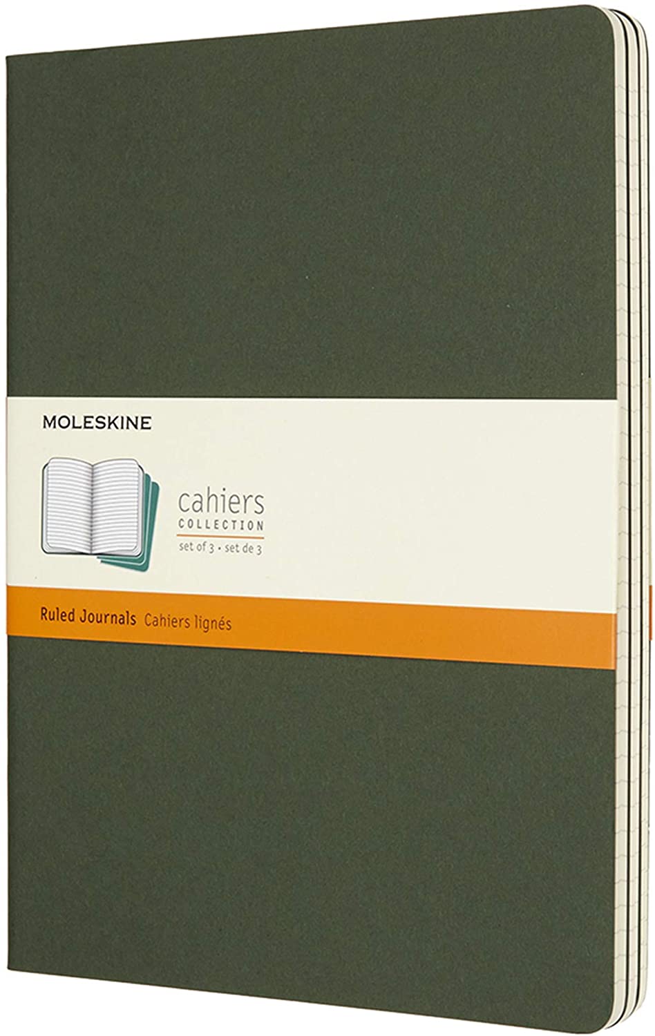 Order moleskine cahier journal set 3 notebooks with ruled pages ...