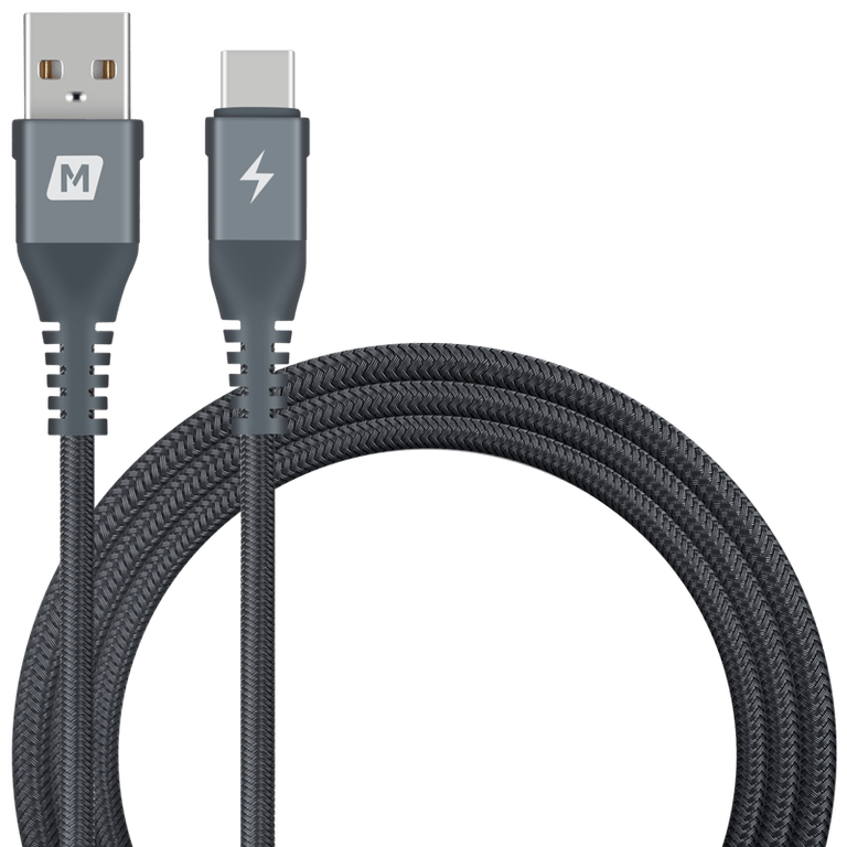 momax elite link type c 5a cable triple braided 1 2m black | Jomla.ae