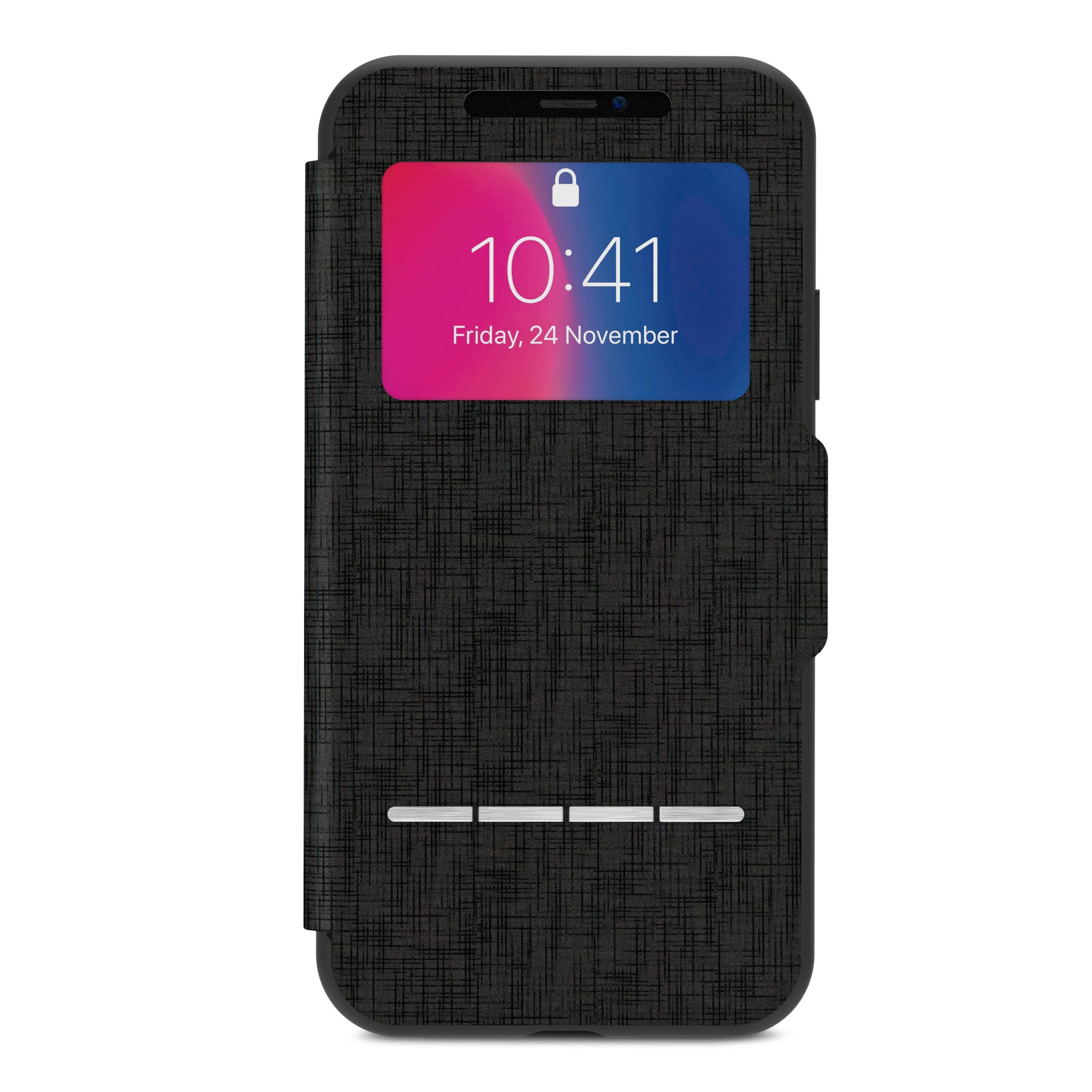 moshi sensecover for iphone x metro black | Jomla.ae