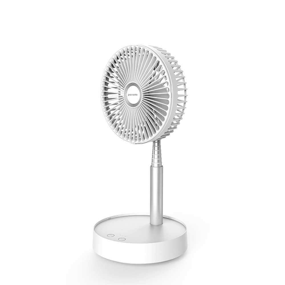Order porodo lifestyle portable folding fan 7200mah with remote white ...