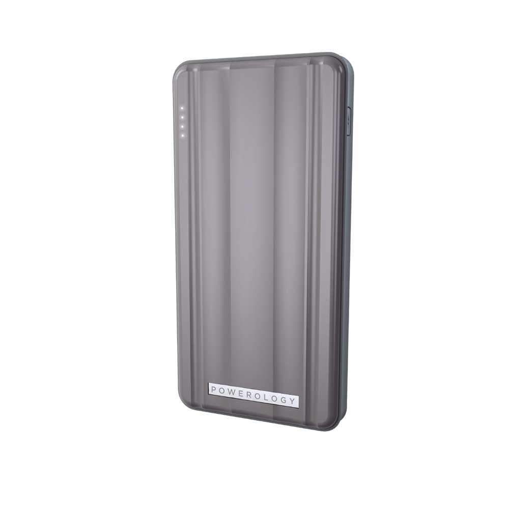 Order powerology slim pd power bank 10000mah 18w gray Now! | Jomla.ae