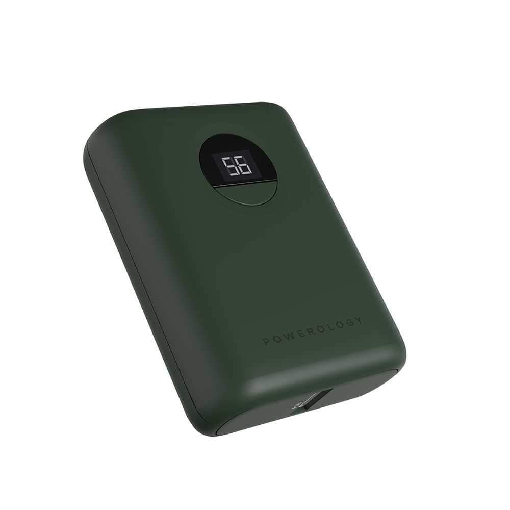 Order powerology ultra compact power bank 10000mah pd 18w green Now ...