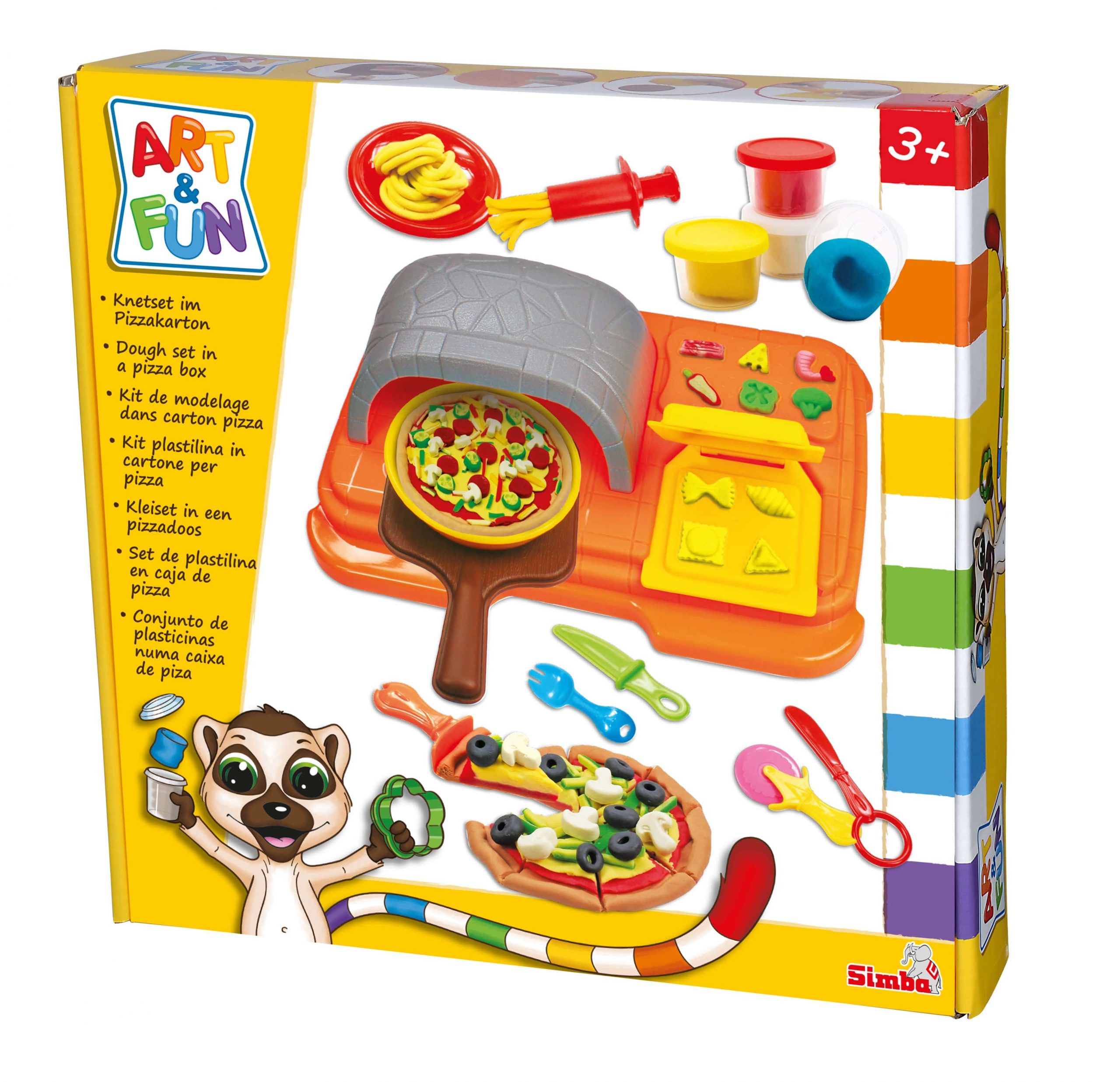 simba art fun dough set in pizza carton | Jomla.ae