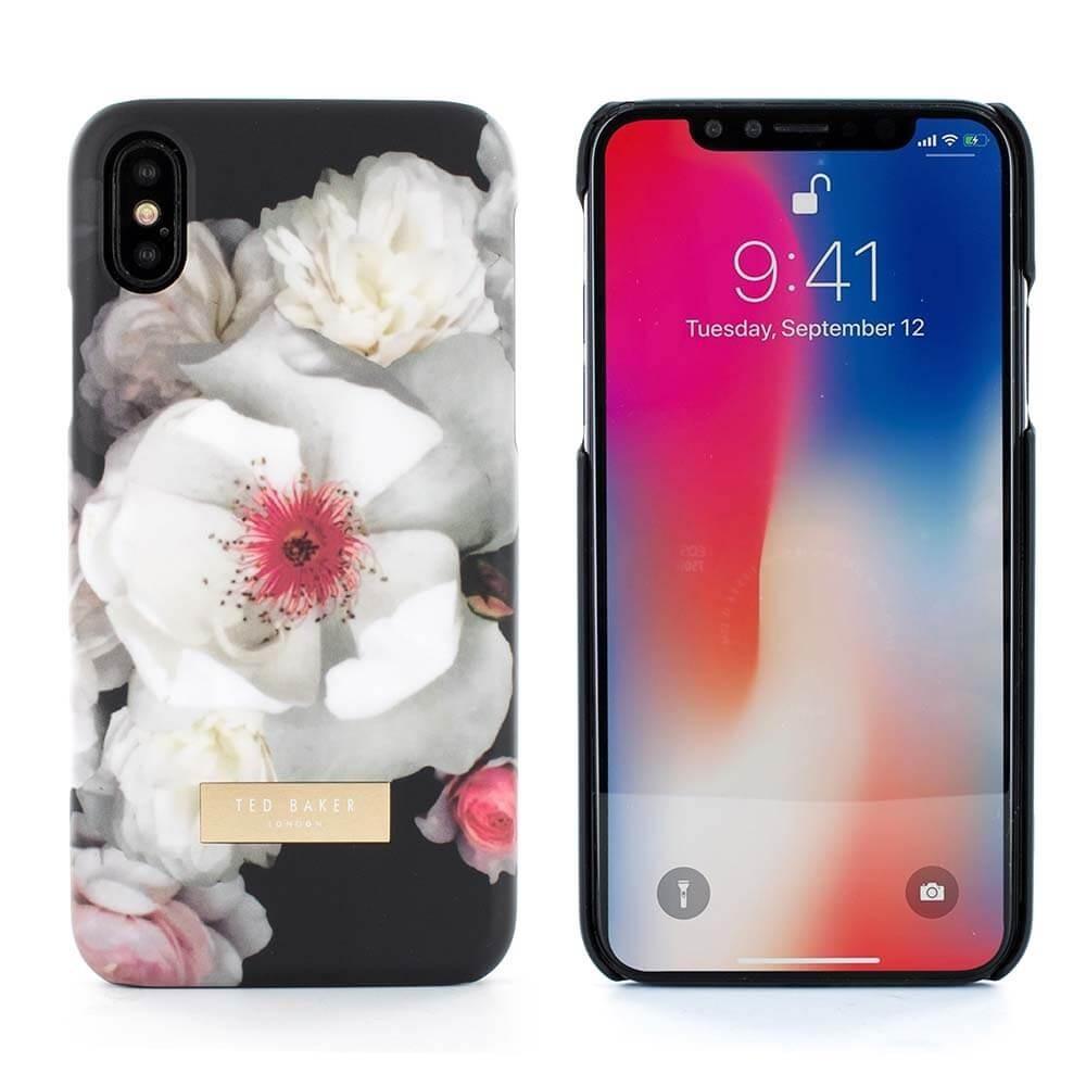 Order ted baker iphone x soft feel hard shell namala chelsea black Now ...