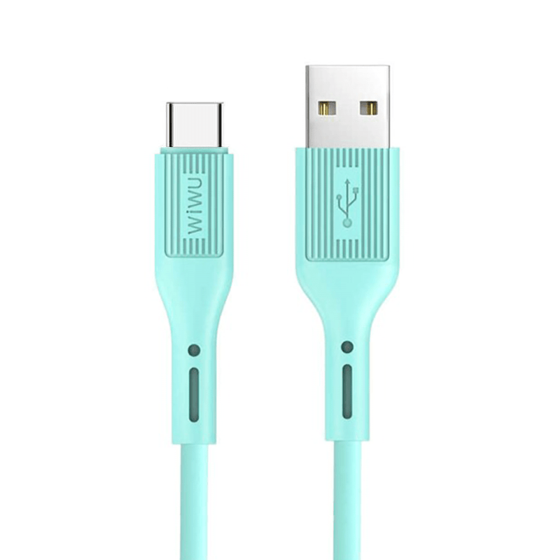 Order wiwu g50 vivid cable usb type c 2 4a 1 2m blue Now! | Jomla.ae