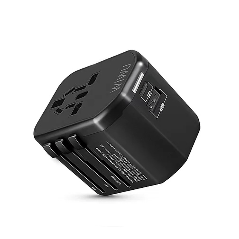 Order wiwu ua 302 universal plug adapter black Now! | Jomla.ae