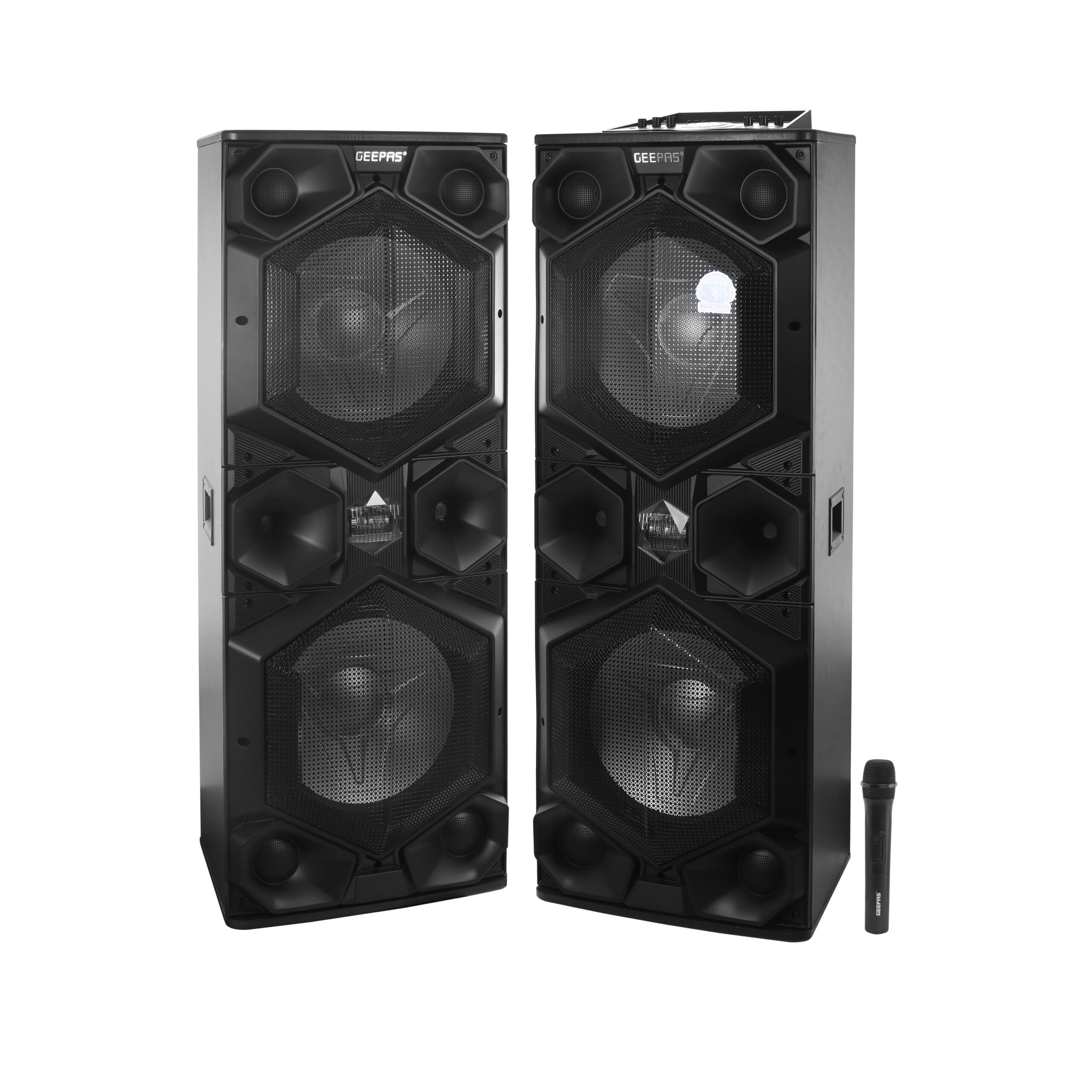 Geepas GMS8569 Professional Active Speaker System - Bluetooth Speaker ...