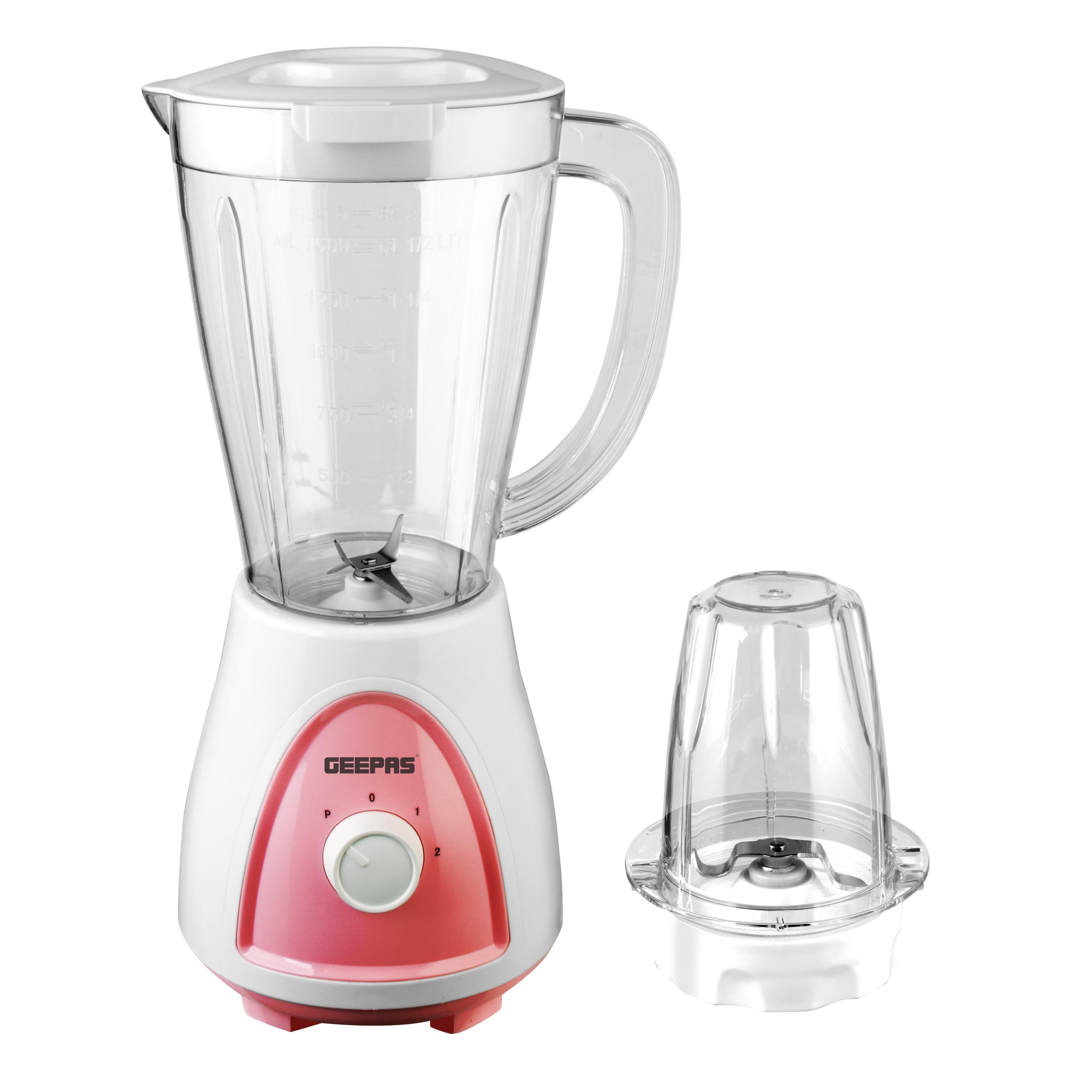 Order Geepas GSB5485 400W 2 in 1 Blender - Stainless Steel Blades, 2 ...