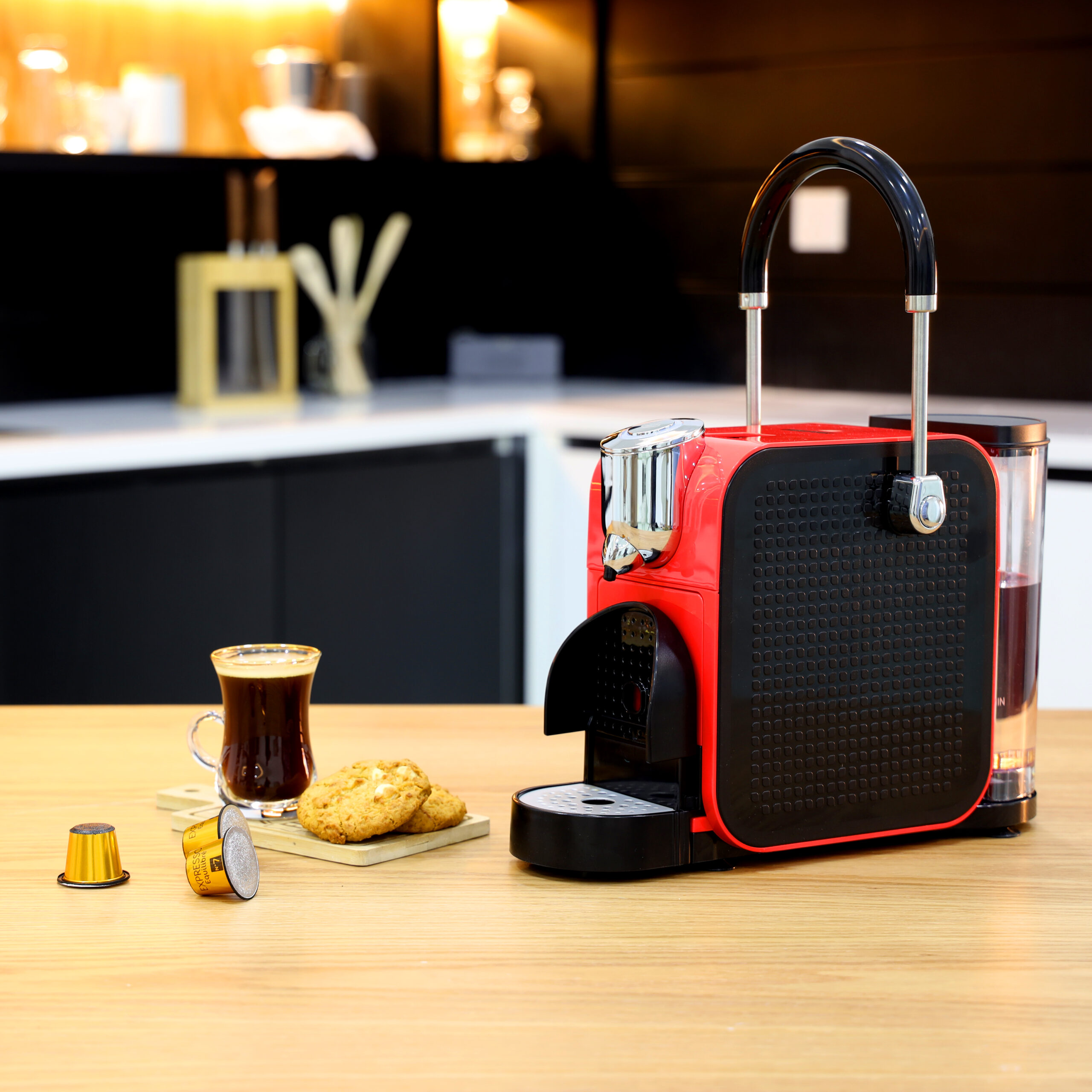 اطلب ماكينة قهوة كبسولات بسعة 0.65 لتر Geepas - Capsule Coffee Machine ...