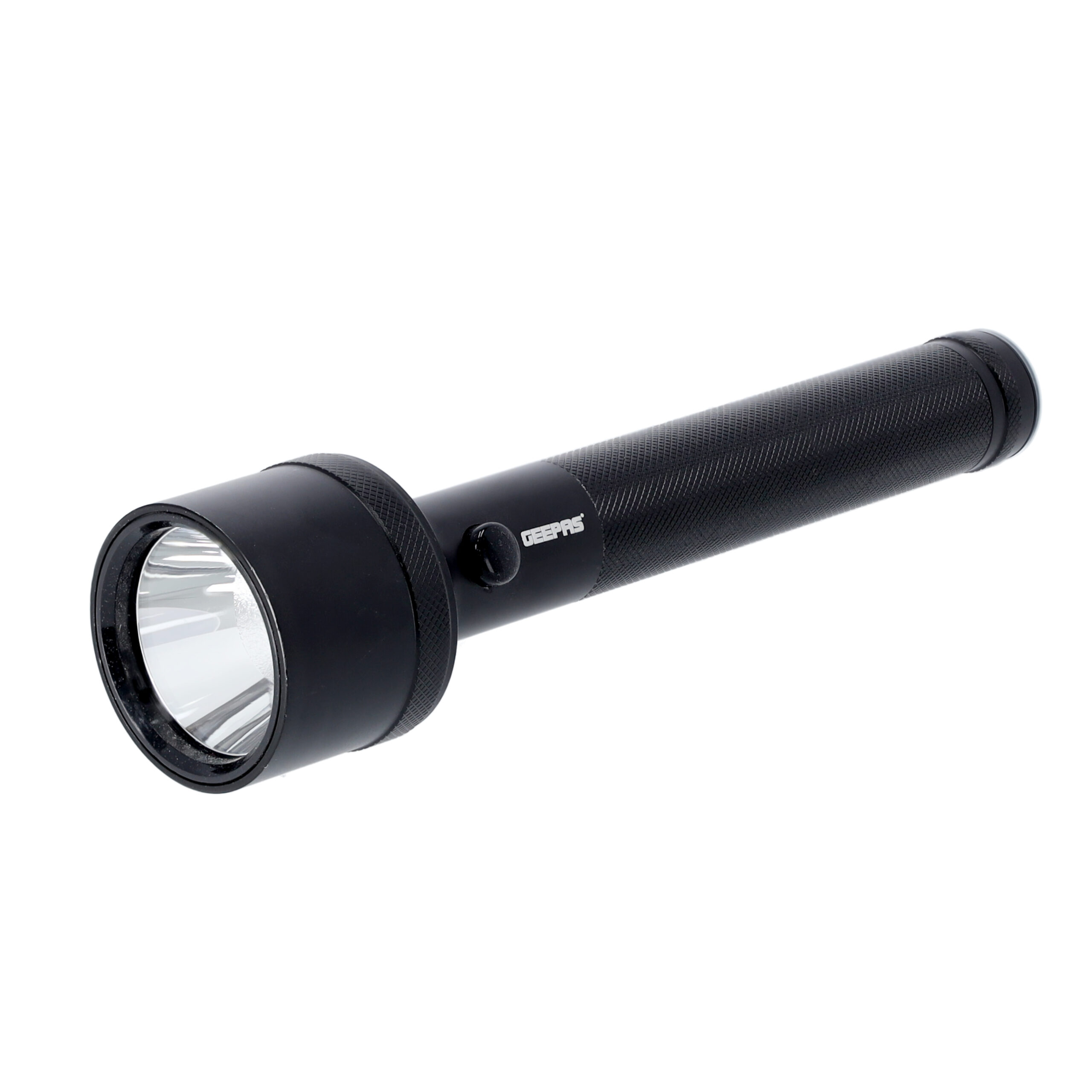 Geepas Rechargeable LED Flashlight - XPE Torch LED for Super Brightness ...