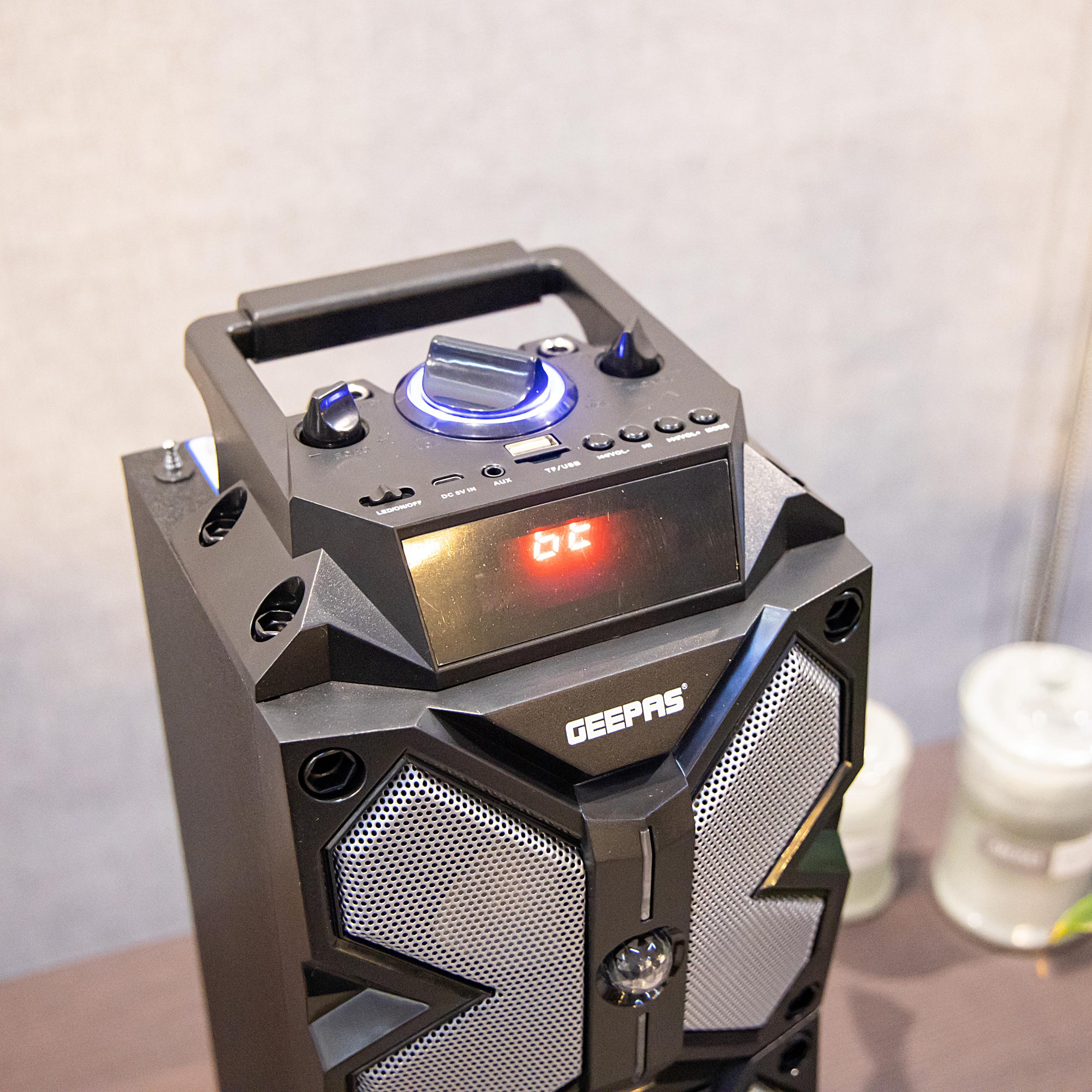 اطلب مكبرات صوت Geepas Rechargeable Portable Speaker - 2600 mAh Battery ...