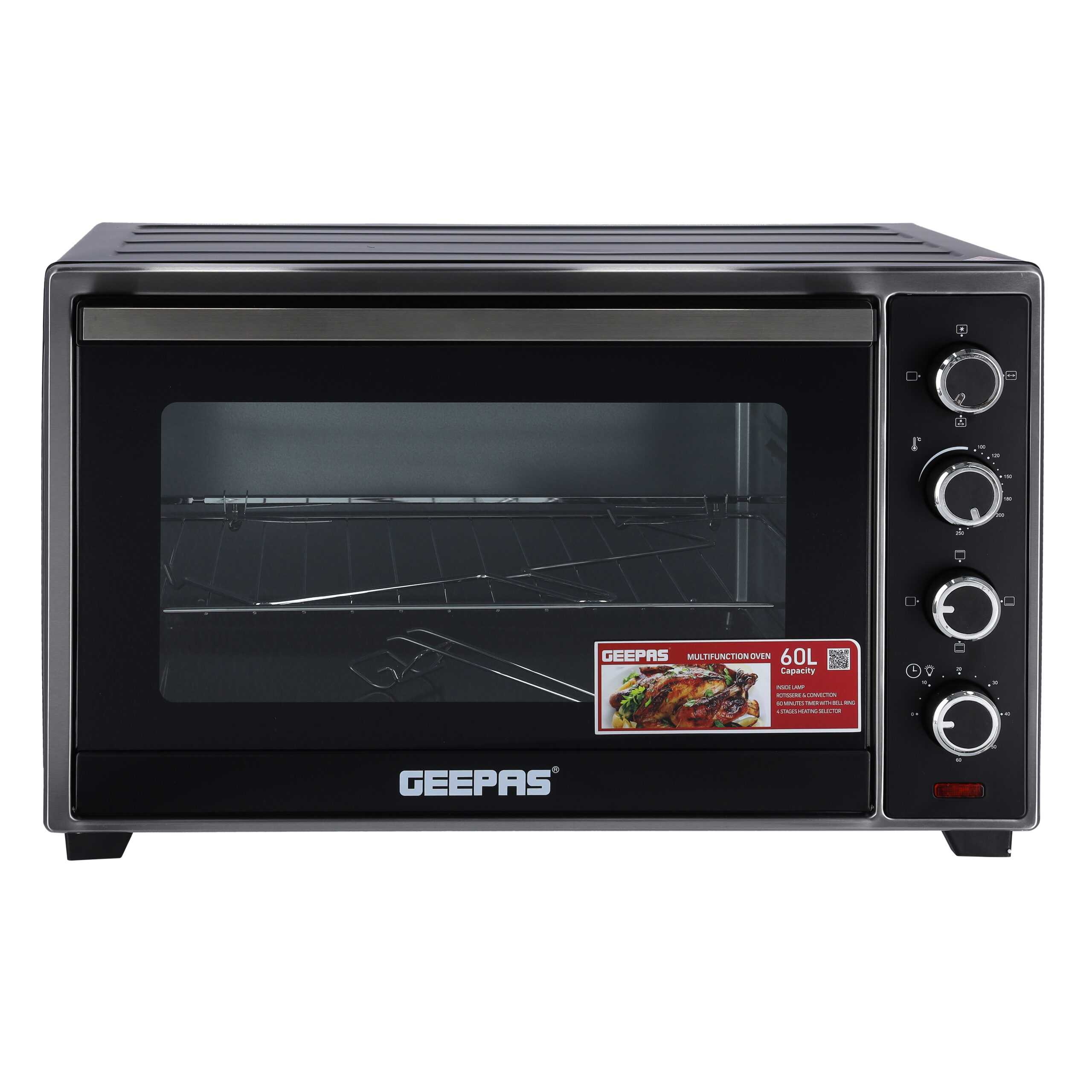 Geepas Electric Oven with Rotisserie and Convection Geepaas GO34013 ...