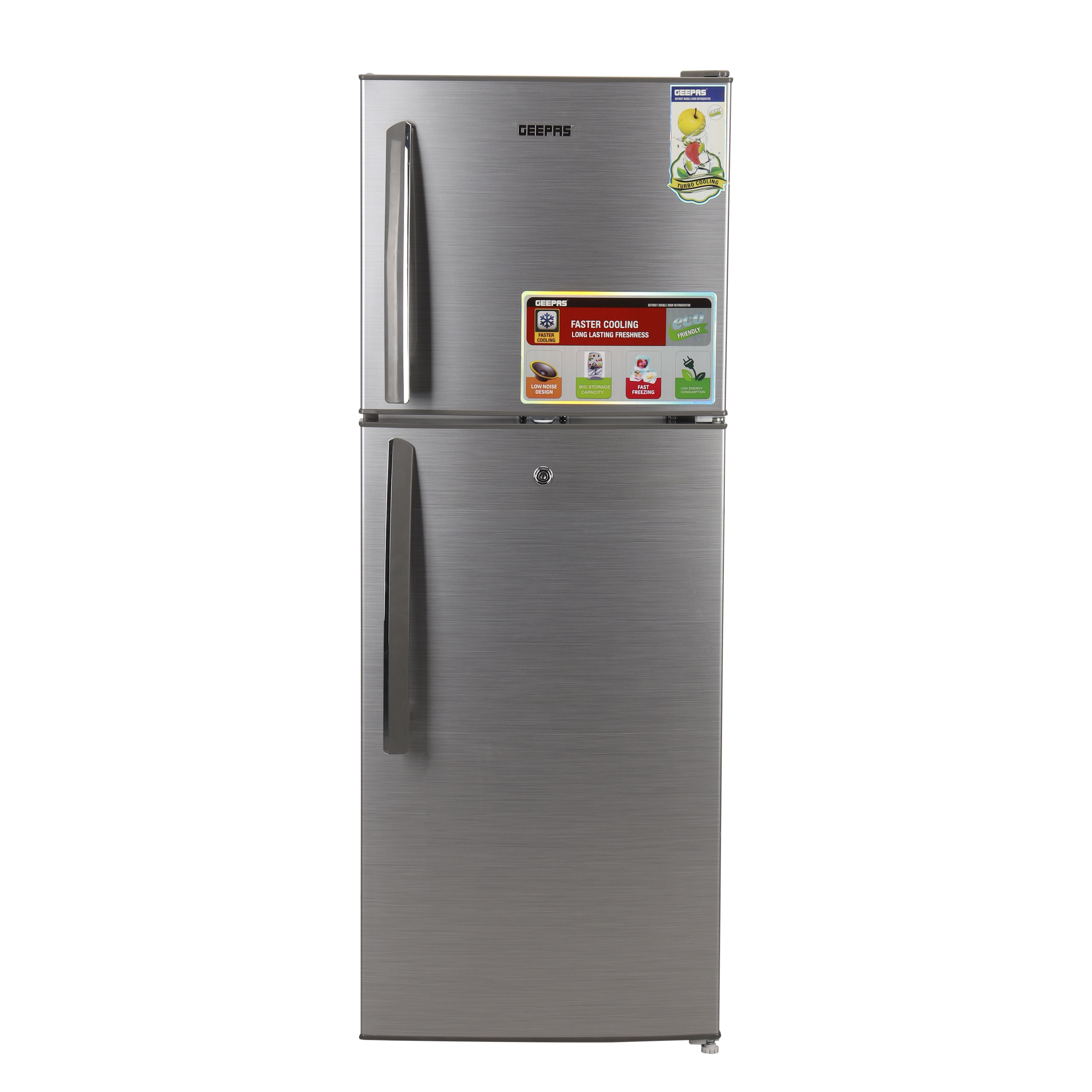 Order Geepas 160L Double Door Refrigerator - Free Standing Durable ...