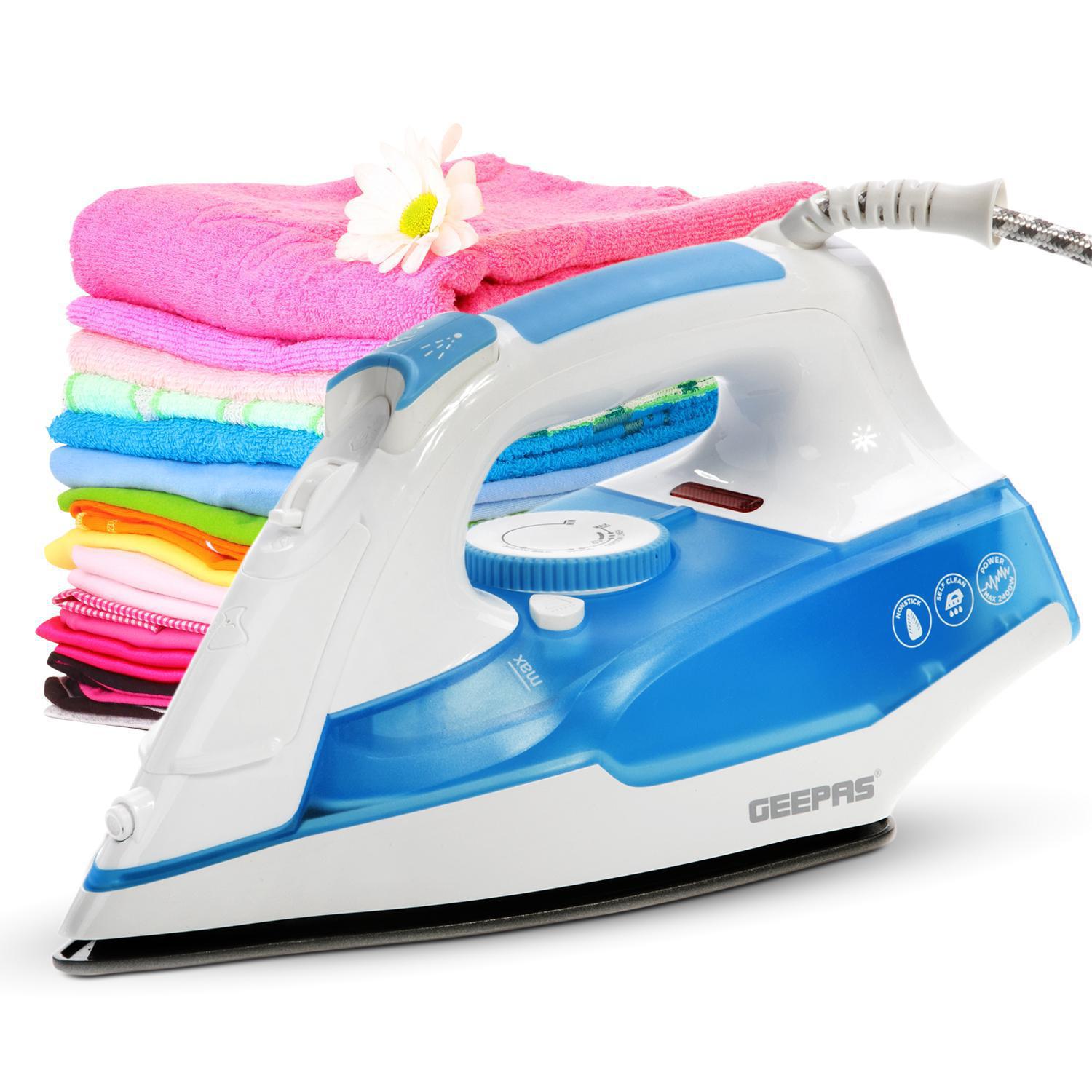 Order Geepas GSI24011UK 2400W Steam Iron for Crisp Ironed Clothes ...