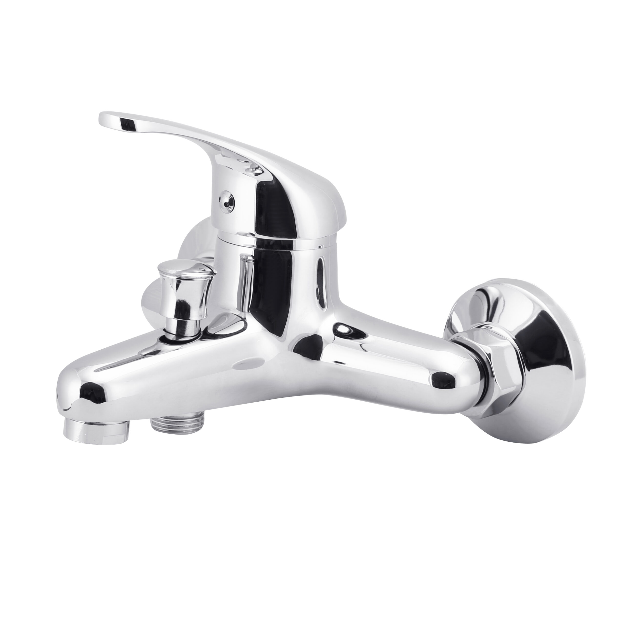 Geepas GSW61089 Cara Single Lever Bath Shower Mixer - Wall Mixer 2 in 1 ...
