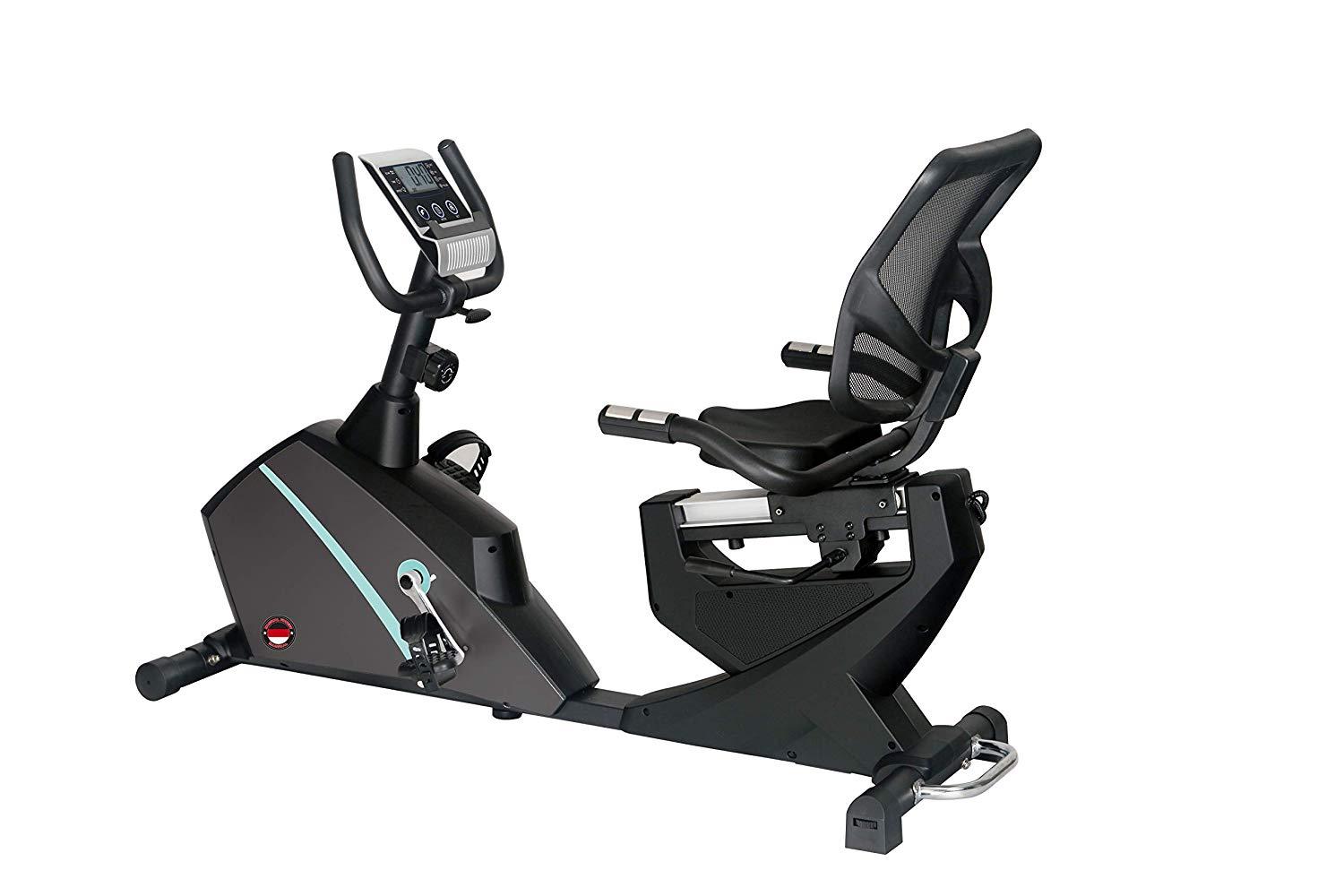 Order Marshal Fitness heavy duty magnetic recumbent bike exercise bike ...