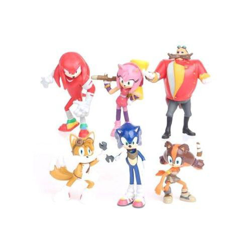 Order Generic 6 Piece Sonic Figures Hedgehog Toy Set Now! | Jomla.ae